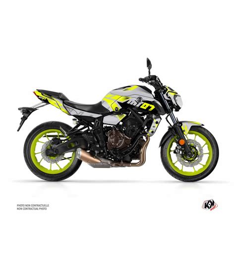 Kit Déco Yamaha MT 07 SANCTUARY Jaune Kit déco Yamaha MT 07