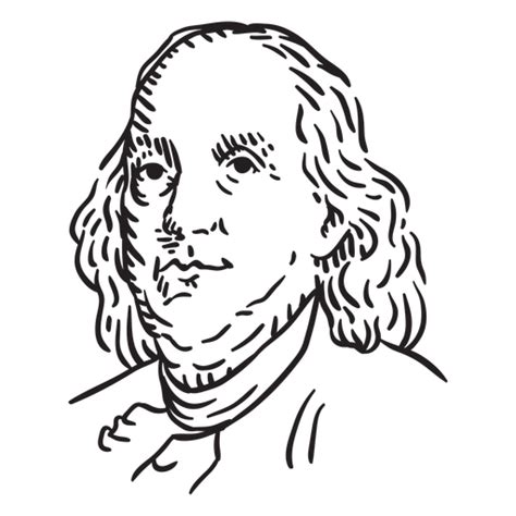 Benjamin Franklin Vector Templates AI PNG SVG