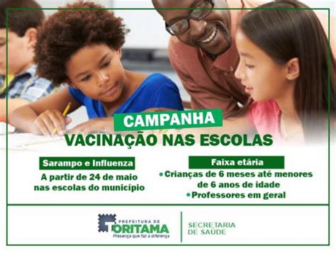 Campanha de vacinação nas escolas Prefeitura de Toritama