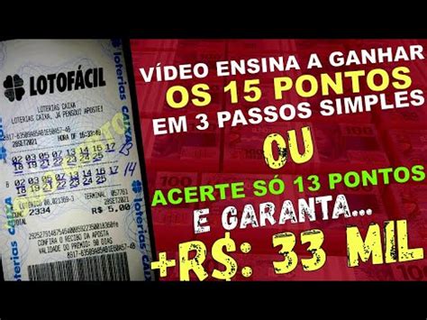 Como ganhar na lotofácil 2023 Acerte os 15 pontos em 3 passos simples