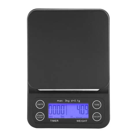 Balance De Cuisine Numérique 1 3 Kg 0 1G Électronique Lcd Numérique