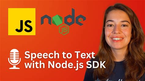 how to convert speech to text in javascript using assemblyai s node js sdk youtube