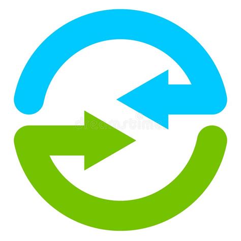 Flecha Circular Icono De La Flecha Del Círculo Rotación Recomienzo