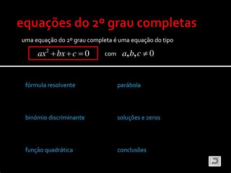 PPT EQUAÇÕES DO 2º GRAU PowerPoint Presentation free download ID