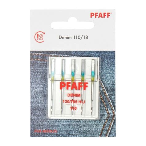 Pfaff Jeansnadel Stärke 110 System 130 705H J 5 Nadeln Nähwelt Flach