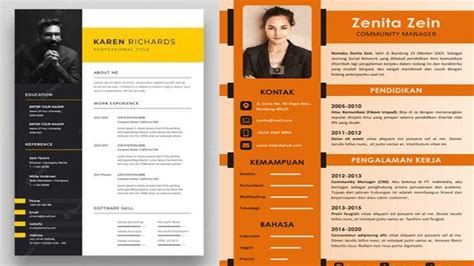 Contoh Format CV Fresh Graduate Bahasa Inggris Tribunpontianak Co Id