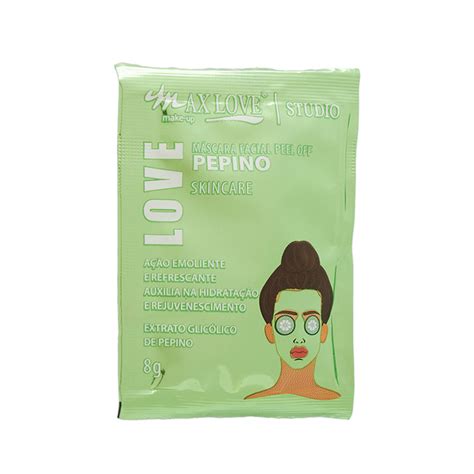 Máscara Facial Peel Off Pepino Max Love 8g Celia Junior