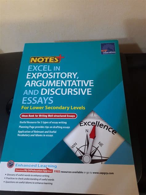 Excel In Expository Argumentative And Discursive Essays For Lower Sec