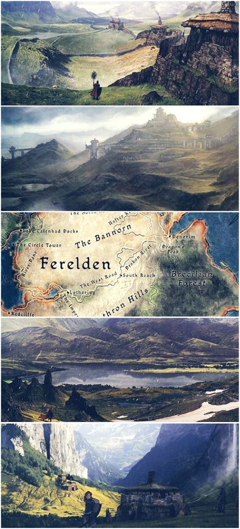 Dragon Age Ferelden Art From The World Of Thedas Dragon Age Games