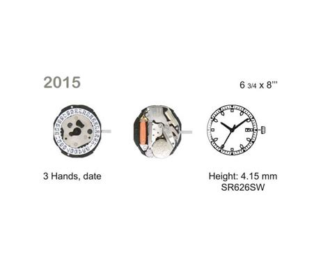 Meccanismo O Movimento Al Quarzo Per Orologi Miyota 2015 Made In Japan