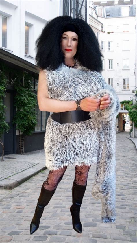Pingl Par Erell Sur Me Erell Fluffy Crossdresser Travesti Decofur Wool