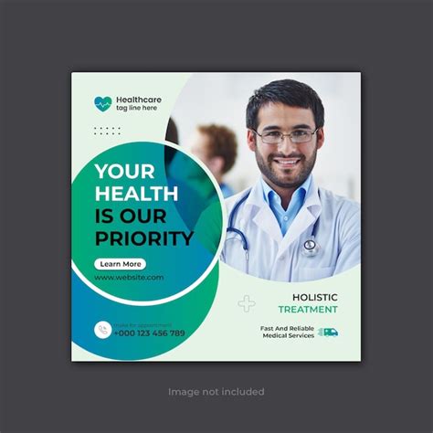 Premium Vector Vector Medical Healthcare Social Media Post Web Banner