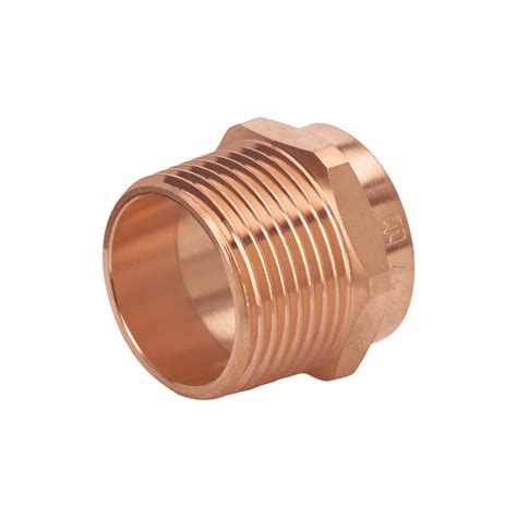 47627 CC 613B TRUPER Conector De Cobre De Rosca Exterior 1 Foset Basic