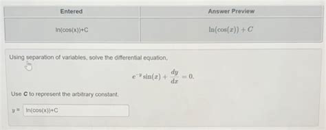 [solved] using separation of variables solve the differen