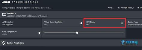 How To Perform Scaling On GPU And Display Tech4Gamers