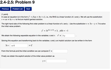 solved 2 4 2 5 problem 9 previous problem list next 1