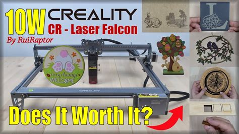 Creality CR LASER FALCON Detailed REVIEW Including Tests PROS