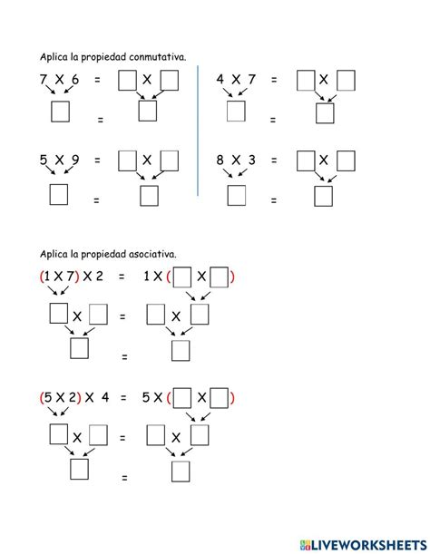 Worksheets Diagram Math Equations Psp Leslie Cole Commutative