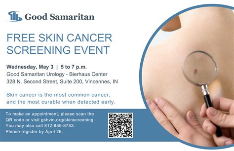 Skin Cancer Screening Event Good Samaritan