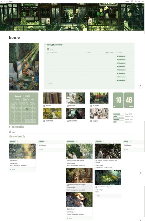 Homepage Template Templates Folder Image Aesthetic Template Study