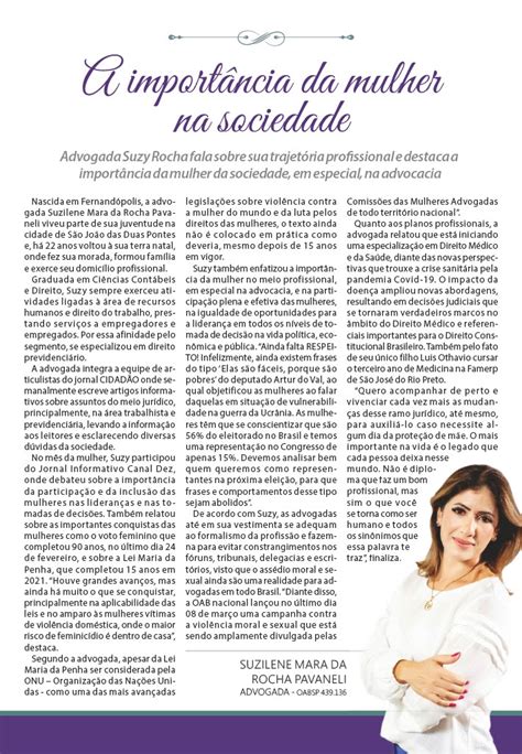 REVISTA CIDADÃO ESPECIAL MÊS DA MULHER Fernandópolis SP Jornal