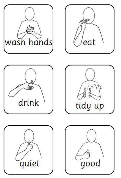 Makaton Visual Cards For Lanyard Etsy Israel