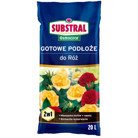 Gotowe podłoże Substral Osmocote do róż 20 l 2 w 1 mieszanka torfów