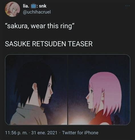 Sweetiesakura On Twitter 💞💞💞 Sasusaku Sasuke Sakura