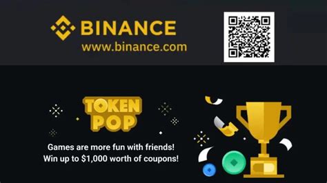 Binance Token Pop Game QR Code Win Upto 1000 BUSD