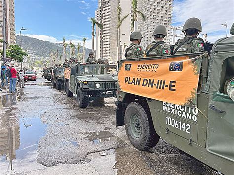 Llegan a Acapulco 210 efectivos más del Ejército para reforzar el Plan