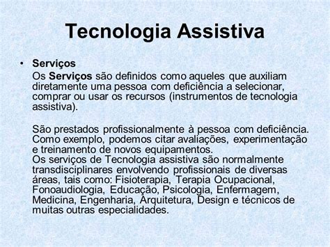 O Que é Tecnologia Assistiva Exemplos Novo Exemplo