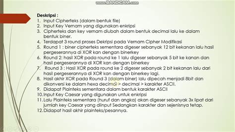 perhitungan manual dan langkah langkah kombinasi algoritma caesar cipher and vernam cipher