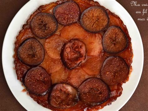Tarte feuilletée façon Tatin aux poires et aux figues Recette par Ma