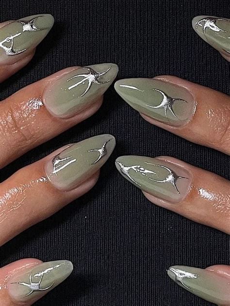 Sage Green Nails To Welcome The Spring Season The Ka Edit Green