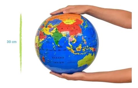 Pelota Globo Terráqueo Inflable Países Y Capitales en venta en