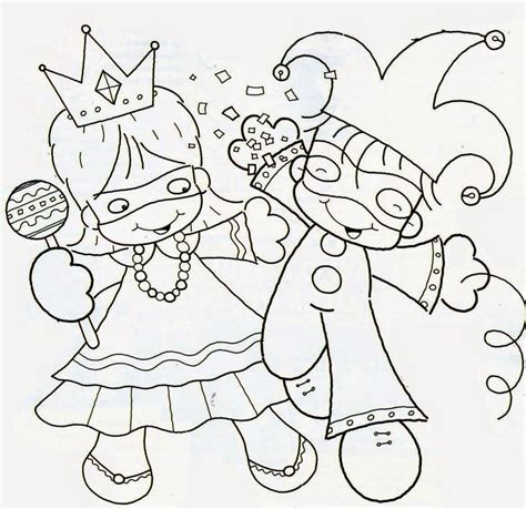 Desenhos De Carnaval Para Imprimir E Colorir Toda Atual
