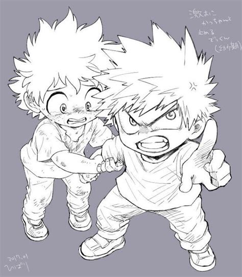 Bakudeku Coloring Pages Coloring Nation