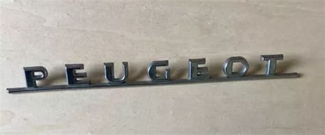 PEUGEOT ANCIEN EMBLÈME logo sigle monogramme insigne hayon coffre en
