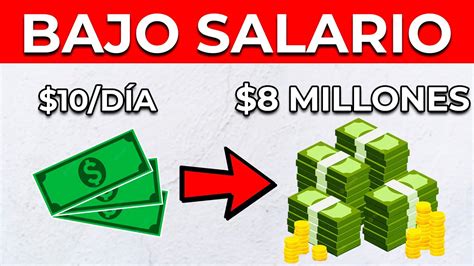 5 Pasos Cómo Convertirse en Millonario con el Salario Mínimo YouTube