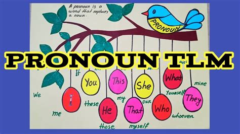 How To Make Pronoun TLM PronounProject English TLM For Primary