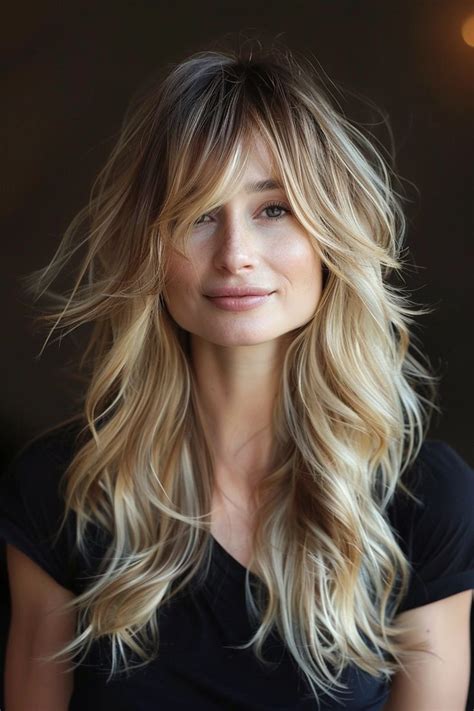 29 Long Layered Hair With Curtain Bangs Styles That Turn Heads In 2024