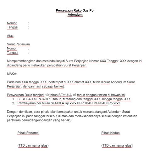 Adendum Fungsi Jenis Dan Contohnya Update 2024