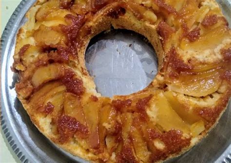 Torta invertida de manzana Receta de Lulú Cookpad