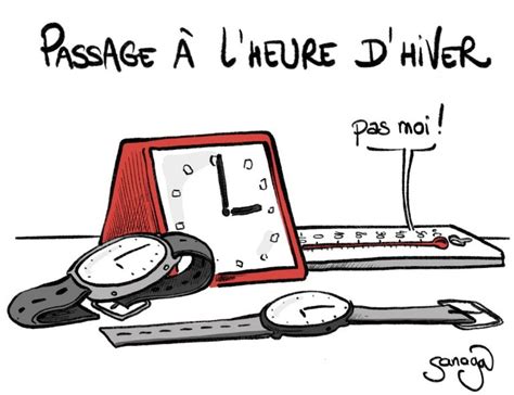Passage à lheure dhiver Blagues et Dessins