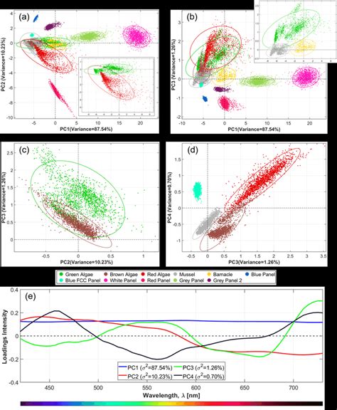 principal component analysis biplots a d and loadings e of the download scientific diagram