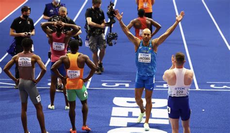 Marcell Jacobs Oro Nei Metri A Belgrado Dago Fotogallery