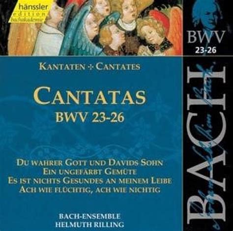 Bach Ensemble Helmuth Rilling J S Bach Cantatas Bwv Cd