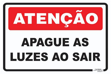 Placa Aviso Ao Sair Favor Desligar O Ar Condicionado Afonso