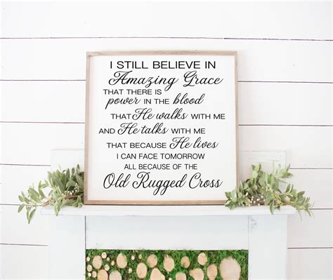 Old Rugged Cross Svg I Still Believe In Amazing Power In The Etsy