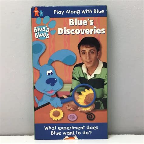 NICK JR BLUES Clues Play Along Blues Discoveries VHS Video Tape VCR